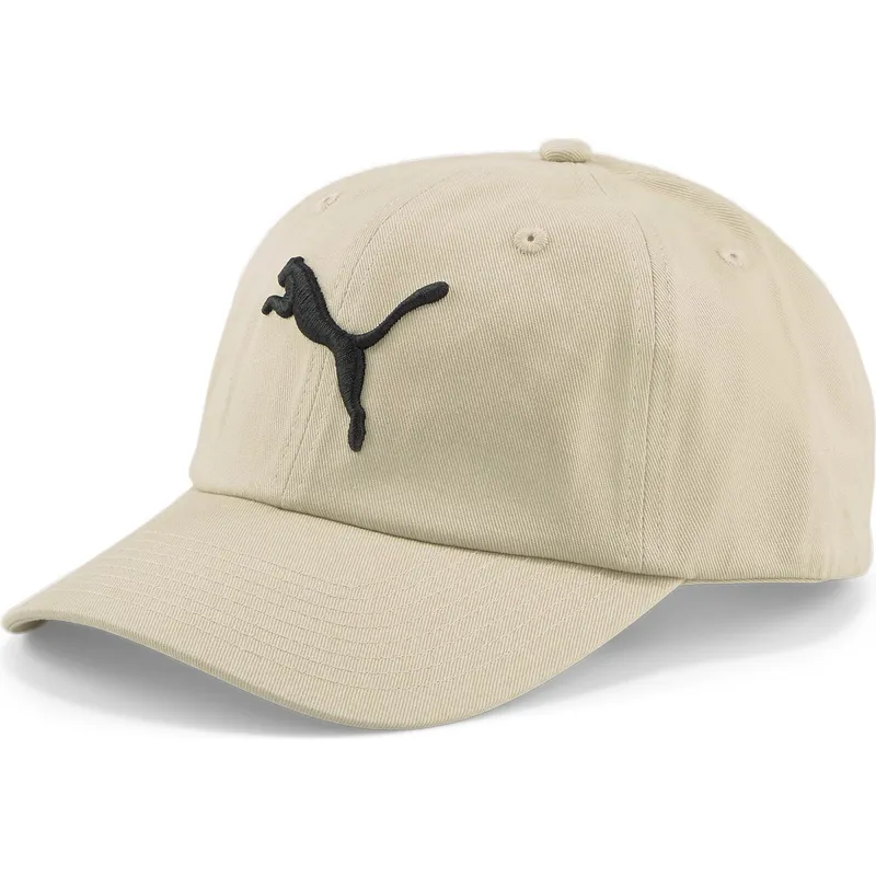 Puma Curved Brim Essentials Cat Logo Beige Adjustable Cap: Caphunters.pl