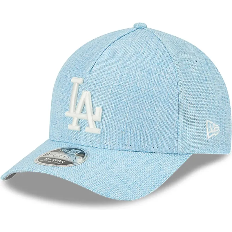 Jasnoniebieska zakrzywiona czapka snapback 9FORTY M-Crown A Frame ...